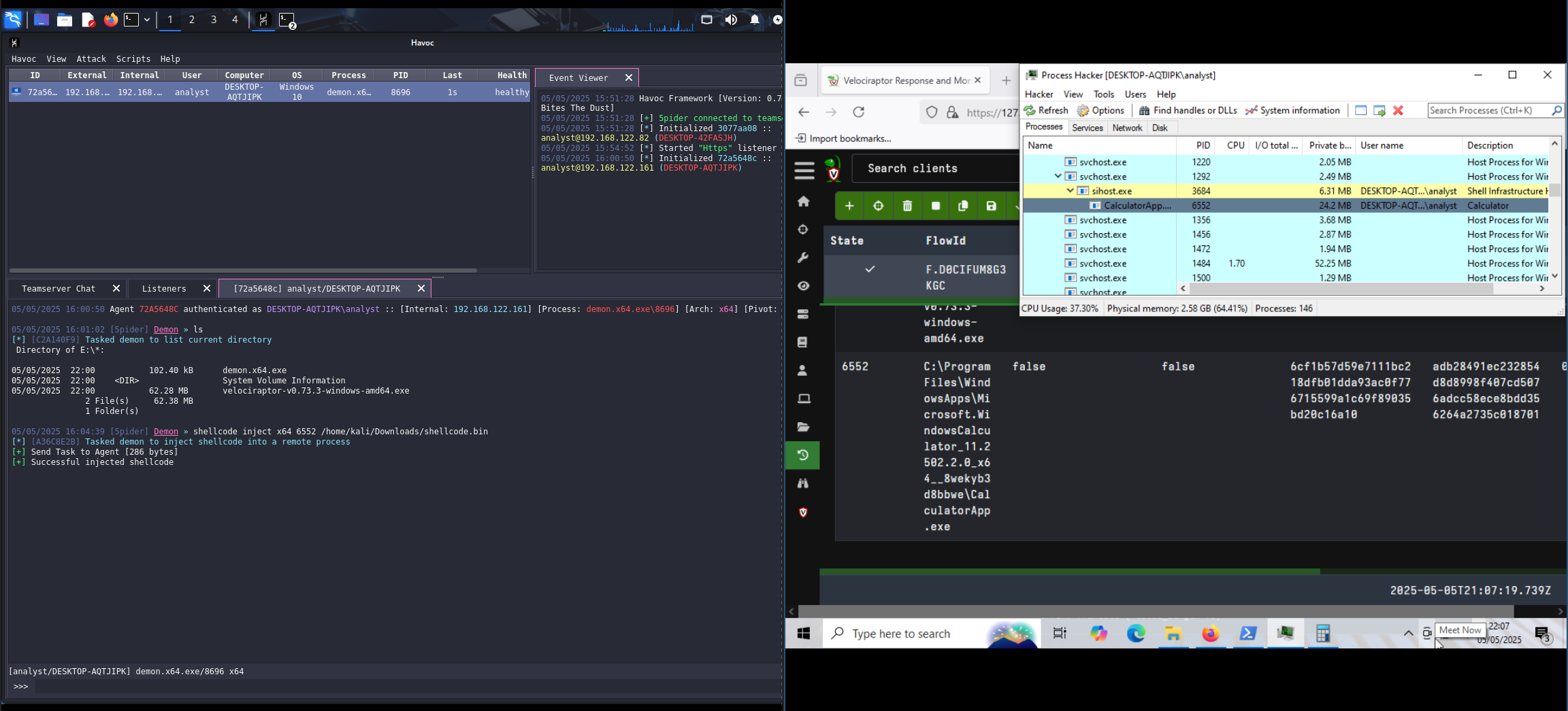 Memory Analysis with Velociraptor - Part 2 :: Velociraptor - Digging ...